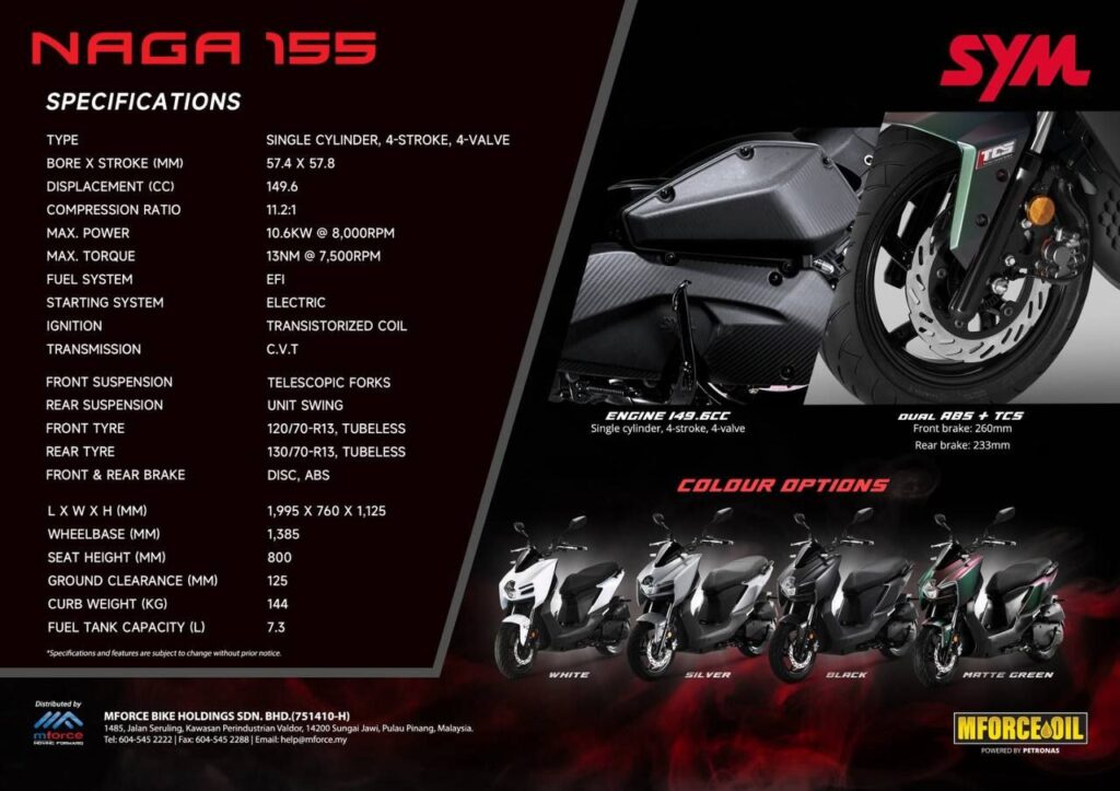 SYM NAGA 155 NEW 2025 - SLM Motorport