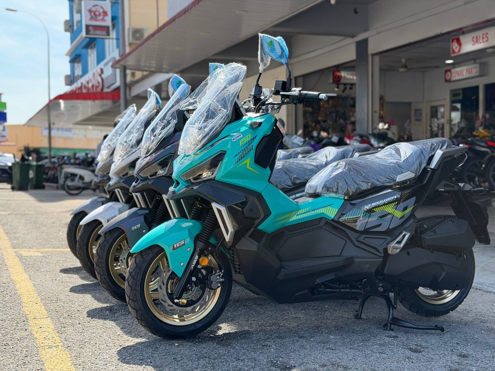 SYM HUSKY 150 TAMPIL DENGAN WARNA BAHARU - SLM Motorport