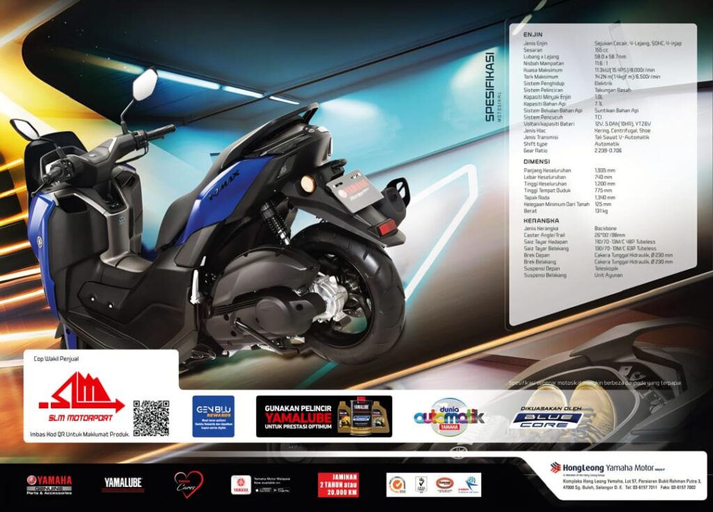 YAMAHA NMAX ABS 2026 TAMPIL DENGAN WARNA BAHARU DI MALAYSIA - SLM Motorport
